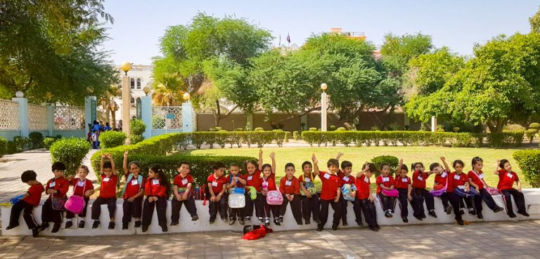 KG explore their surroundings in Mishref Park | Gulf British Academy